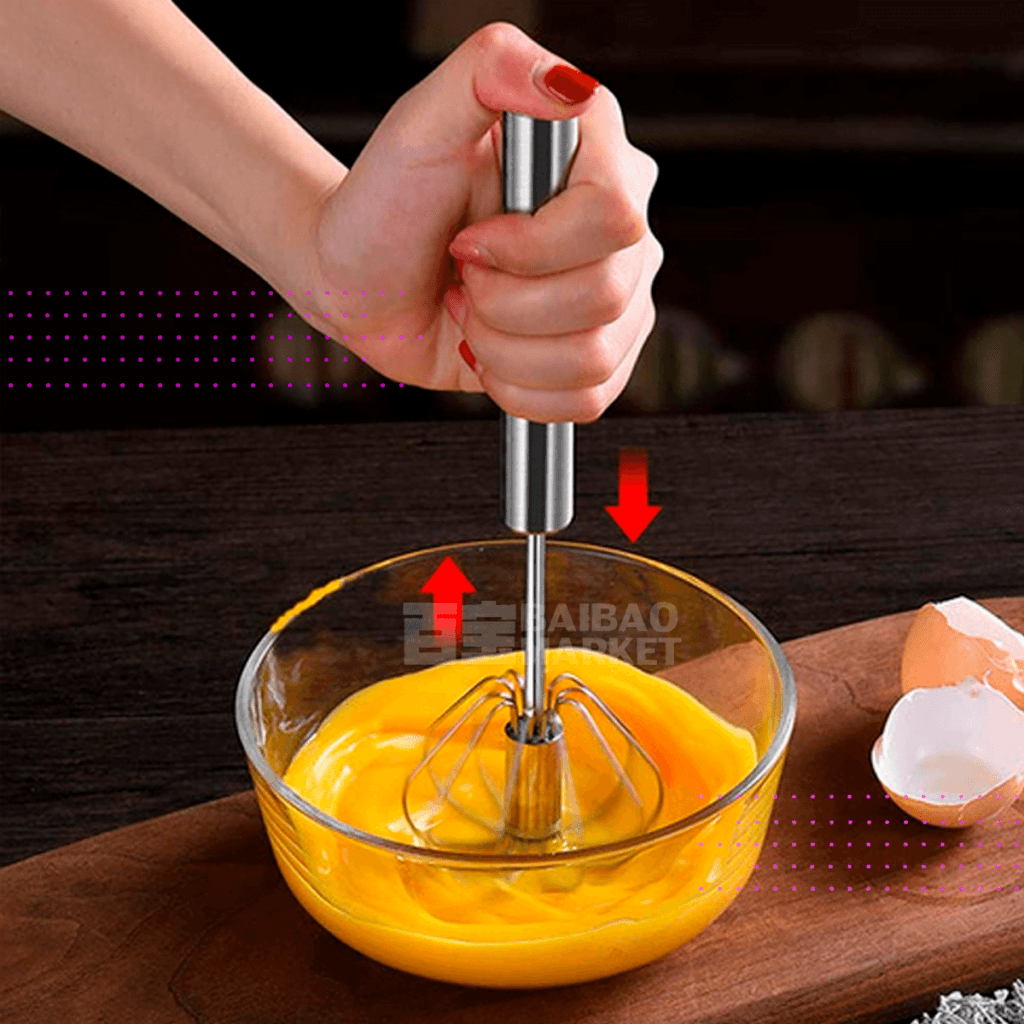 Batidora de Mano Batidor Semiautomatico Manual Giratoria Mezclador ...