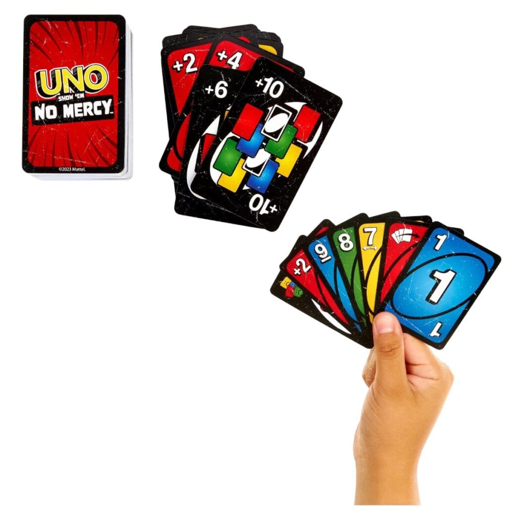 Cartas Uno No Mercy Show Em Juego de Mesa - Precio de Mayorista